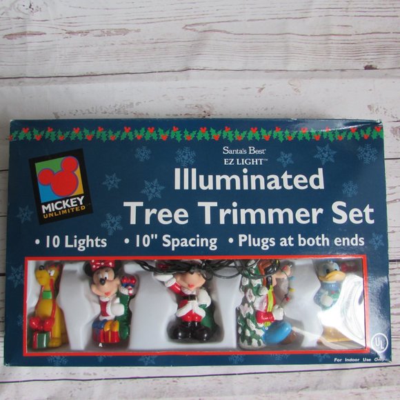 Disney | Holiday | Disney Mickey Friends Character String Lights Set ...